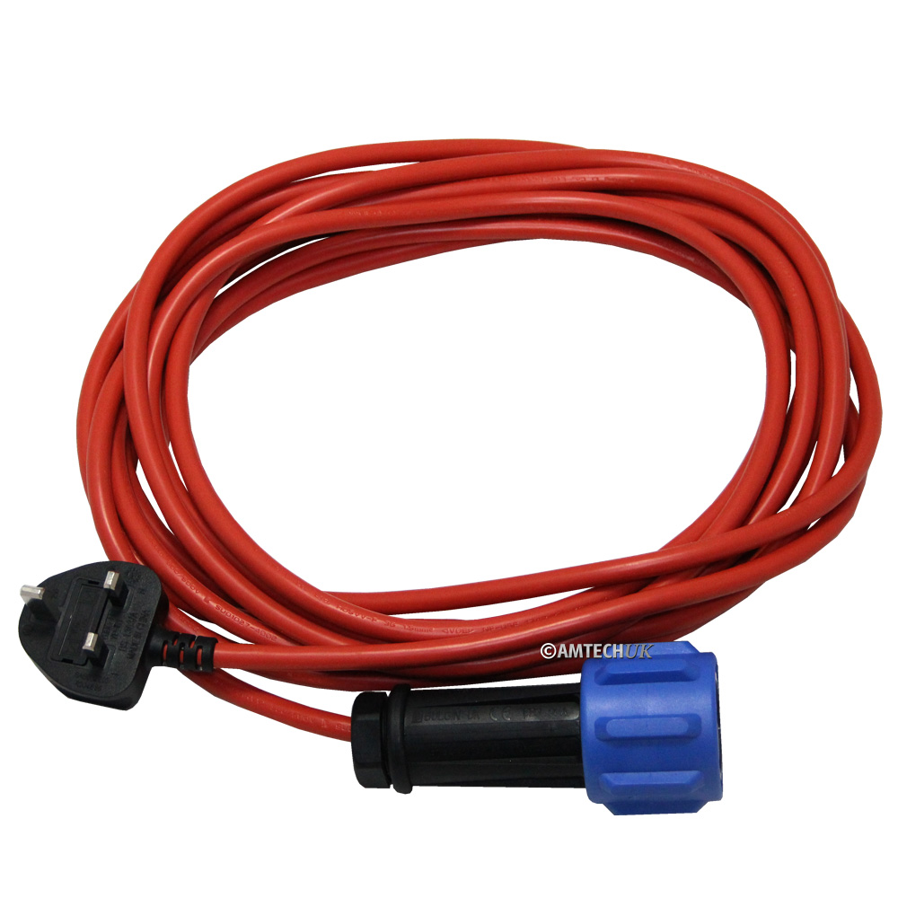 Complete Plug And 7.5 Meter Power Lead - Machine Parts - Amtech UK