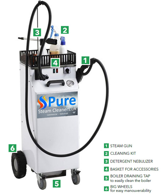 Car Wash E Steam Cleaner - Amtech UK